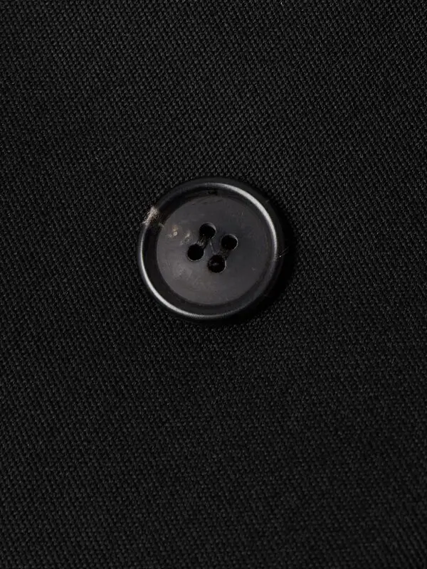 Wardrobe.NYC Rhw Double-breasted Twill Mini Dress - Black