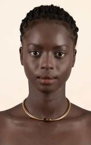 IVI Slim Gaia -plated Necklace