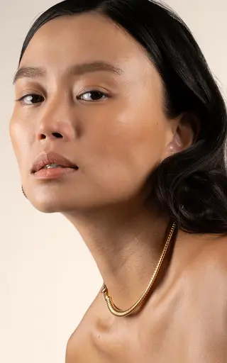 IVI Slim Gaia -plated Necklace