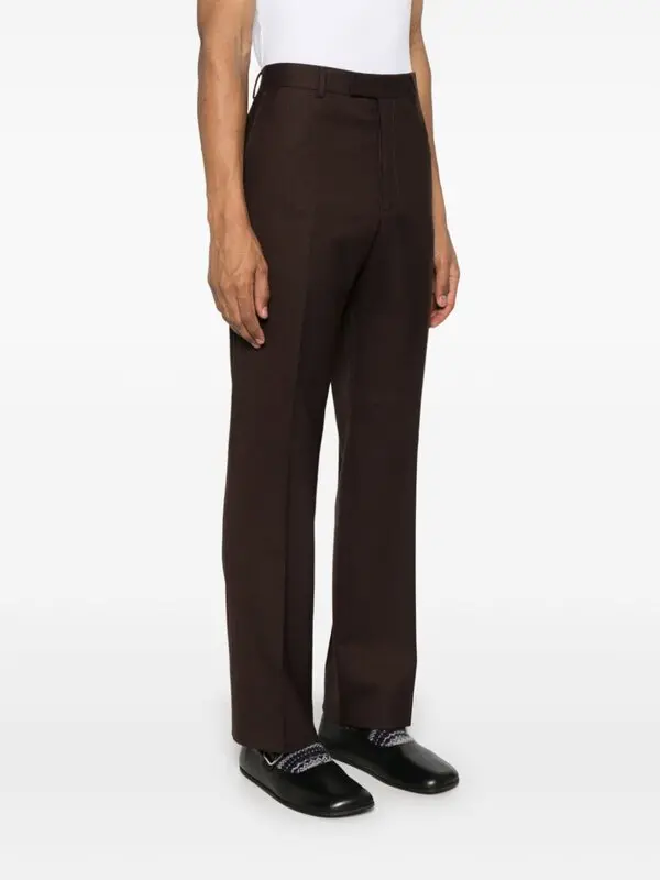 SUNFLOWER Straight-leg Trousers - Brown
