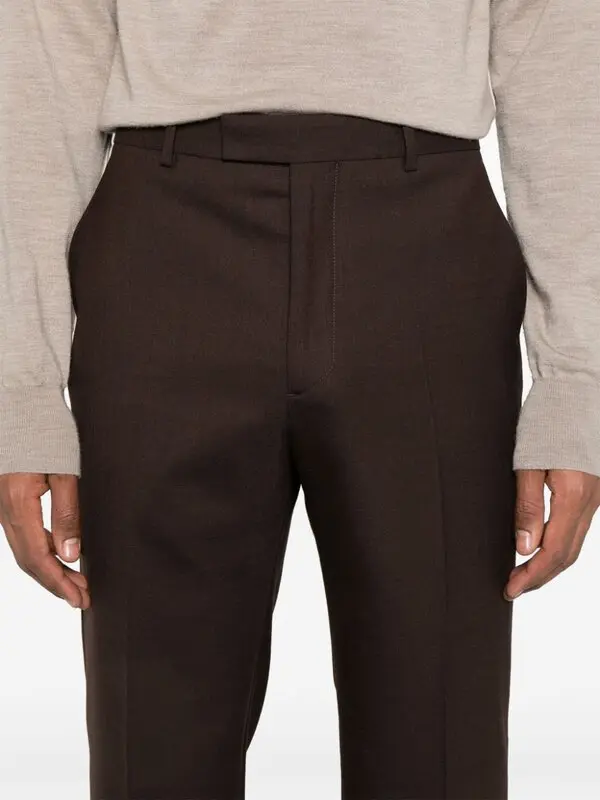 SUNFLOWER Straight-leg Trousers - Brown
