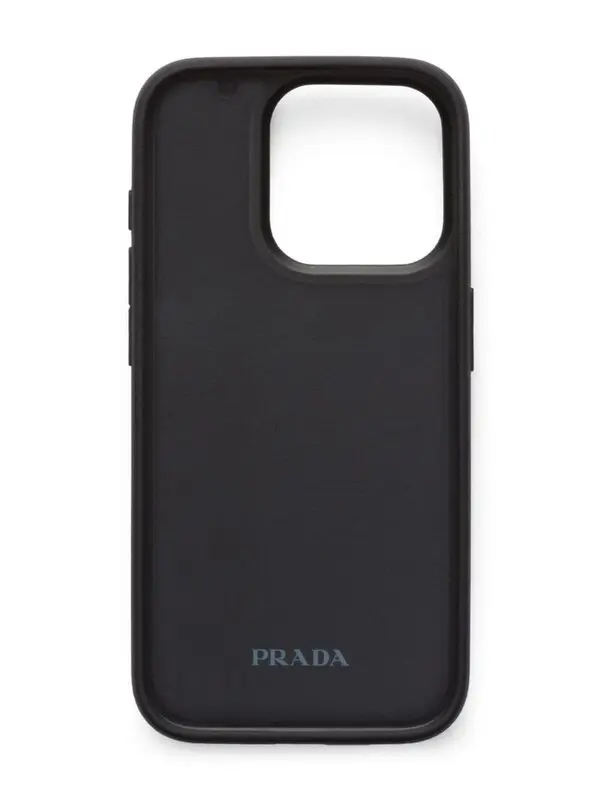 Prada Triangle Logo Iphone 15 Pro Case