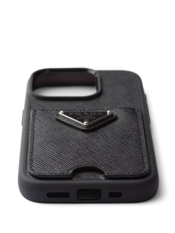 Prada Triangle Logo Iphone 15 Pro Case
