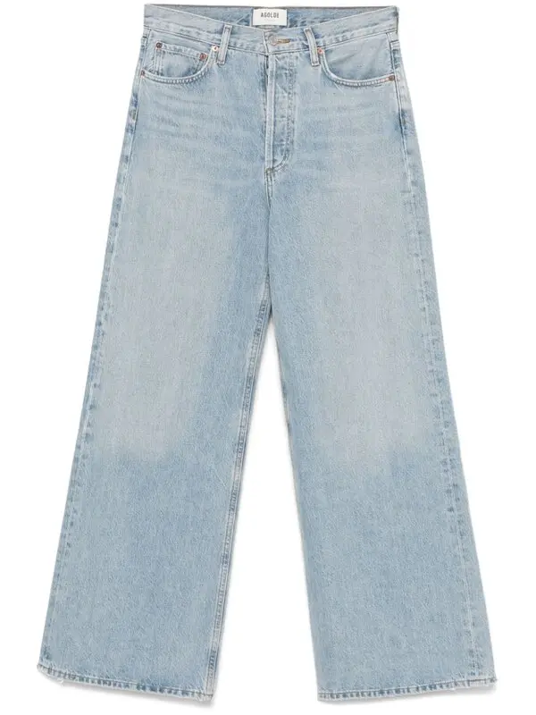 AGOLDE Dame Wide-leg Jeans - Blue