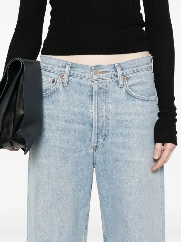 AGOLDE Dame Wide-leg Jeans - Blue