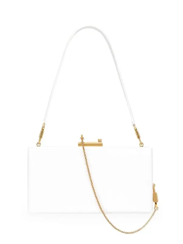 Dolce & Gabbana Chain-detail Clutch - White