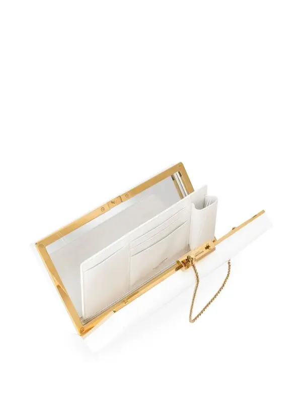 Dolce & Gabbana Chain-detail Clutch - White