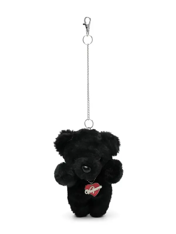 Vaquera Teddy Bear Keychain In Black - 10% Off | Editorialist