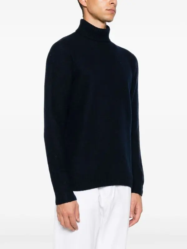 DRUMOHR Lambswool Sweater - Blue