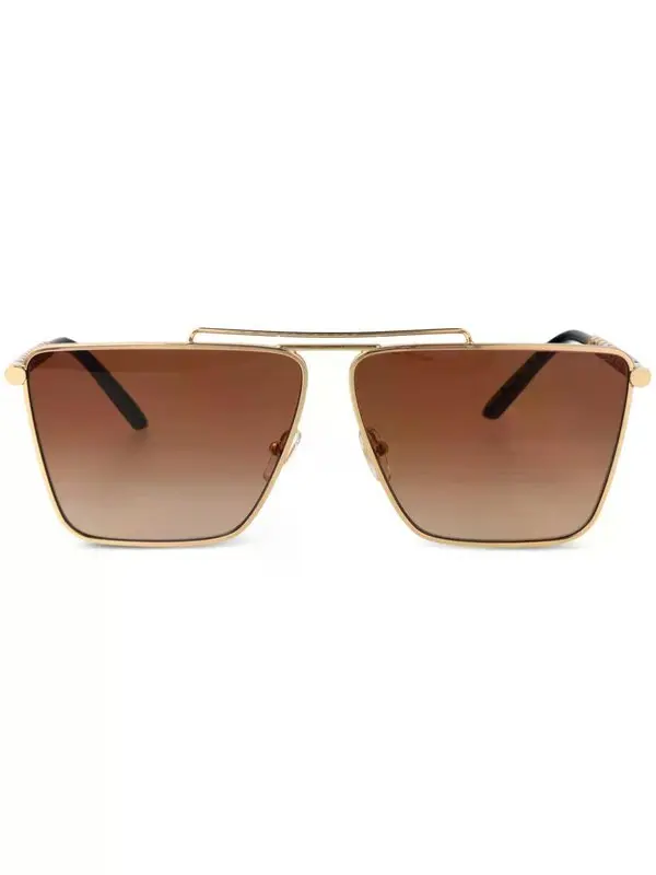 Versace Square-frame Sunglasses - Gold