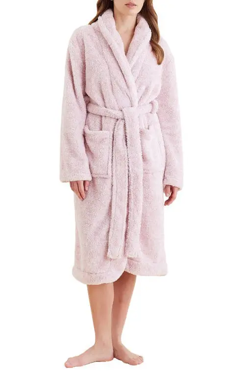 PAPINELLE Cosy Plush Mid Length Robe - Pink