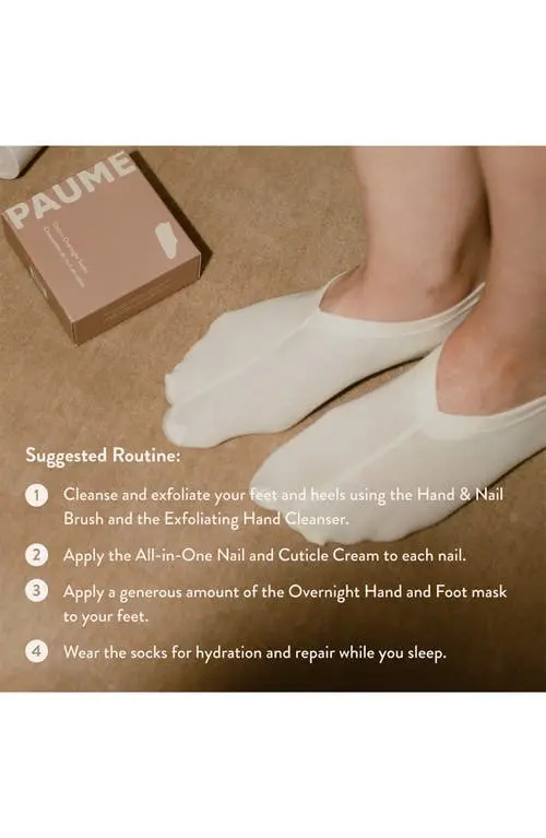 PAUME Organic Cotton Overnight Socks