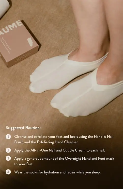 PAUME Organic Cotton Overnight Socks