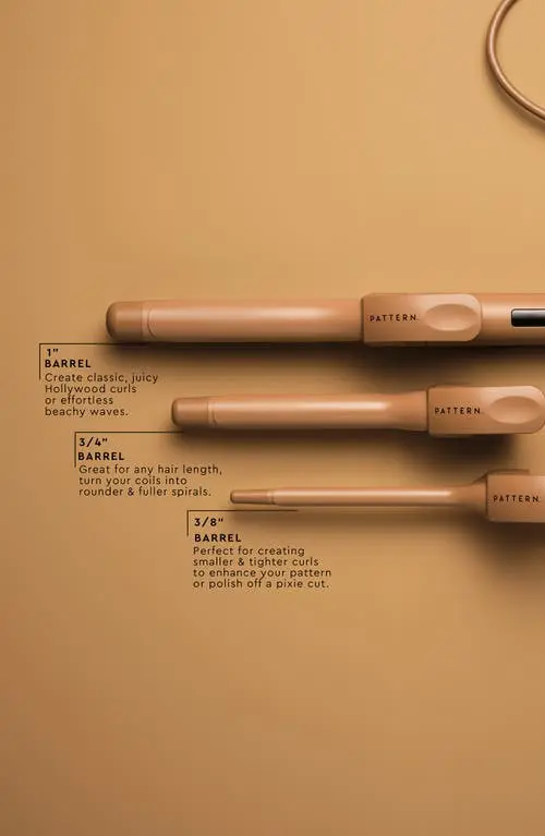 PATTERN BEAUTY Interchangeable Curling Iron