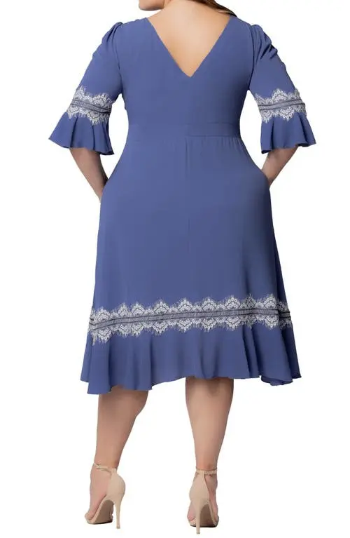 KIYONNA Villa Lace-trim Cocktail Dress
