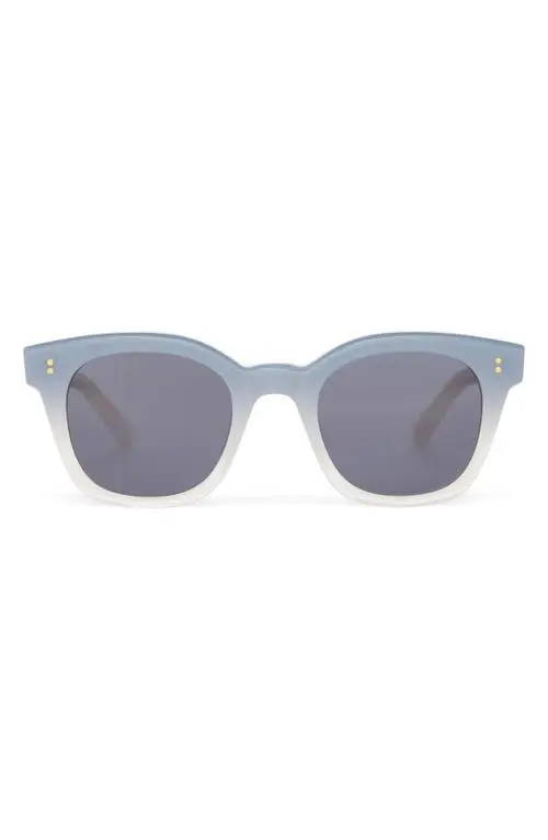 Toms Rome 49mm Square Sunglasses - Chalky Blue Fade/ Dark Grey