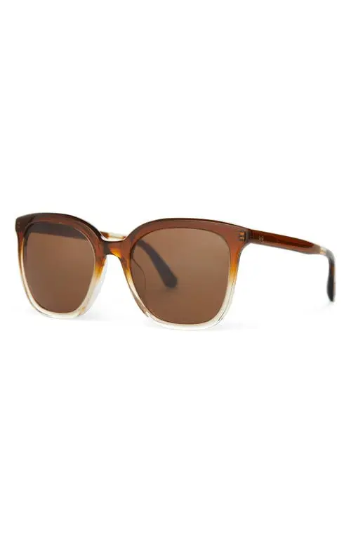 Toms Charmaine 54mm Square Sunglasses - Cappuccino Champange Fade