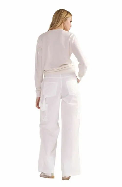 Cynthia Rowley Elea Wool Cashmere Sweater - White