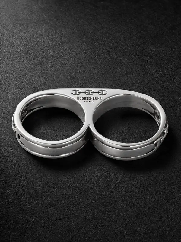 Hoorsenbuhs Bonded Double Barrel Knuckle Ring
