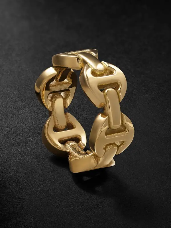 Hoorsenbuhs Brute Classic Tri-link 18-karat Ring - Gold