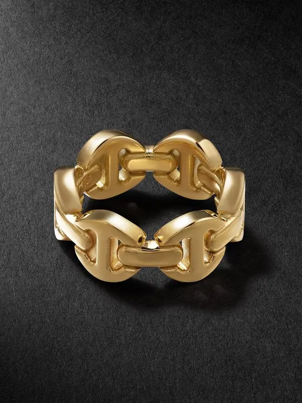 Hoorsenbuhs Brute Classic Tri-link 18-karat Ring