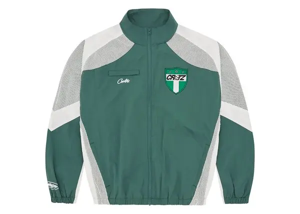 Cube-Cube オリーブグリーンジャケット センソユニコ 軽やかはおり Corteiz Olympic Shuku Nigeria Jacket - Green/White | Editorialist