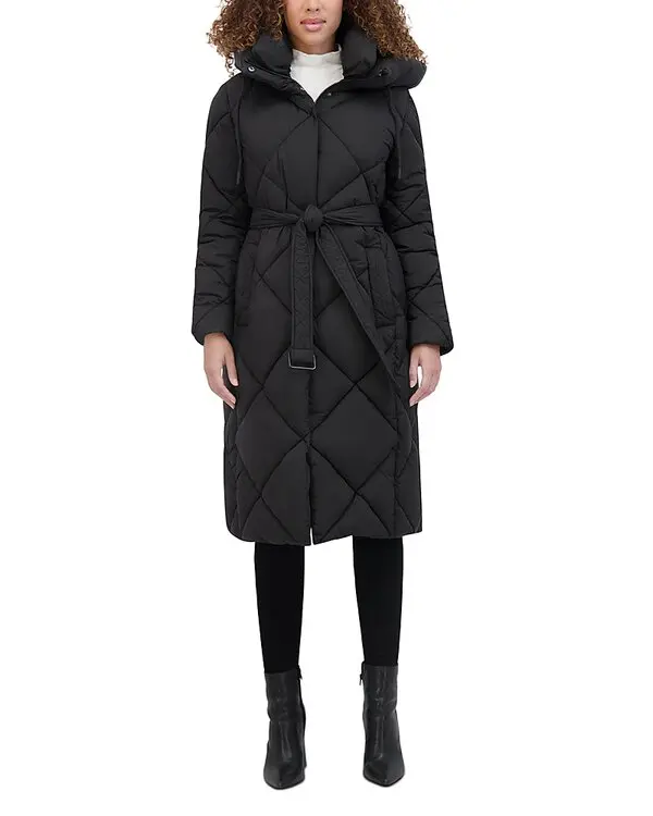 KENNETH COLE Hooded Puffer Coat