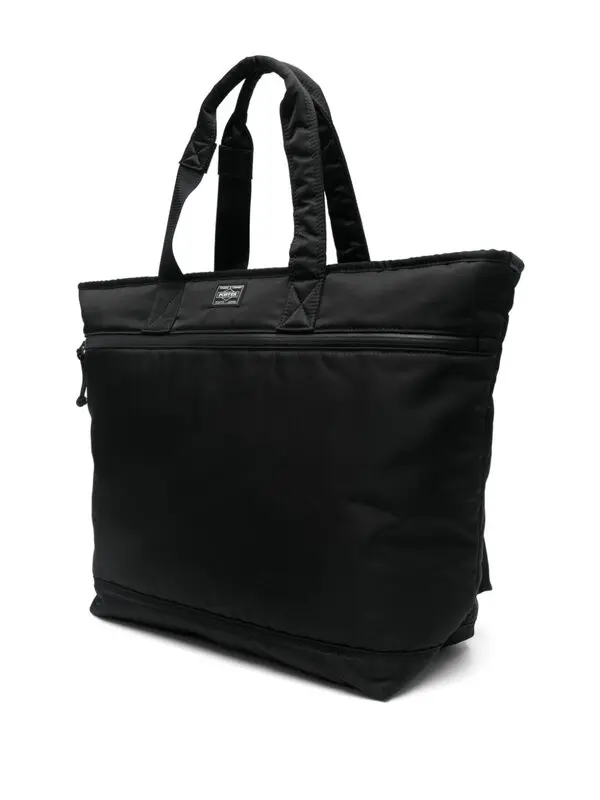 Sacai X Porter Pocket Tote Bag In Black - 36% Off | Editorialist