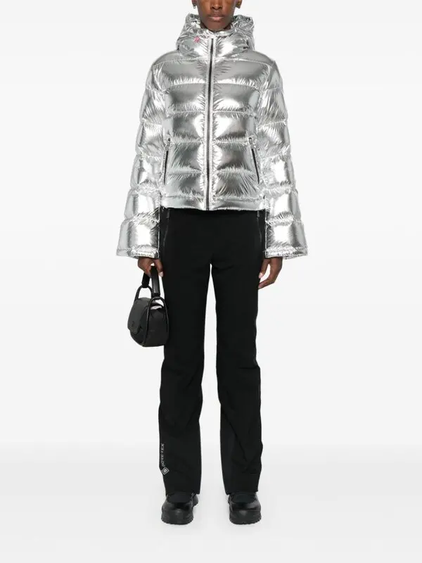 Perfect Moment Metallic Flare Jacket - Silver