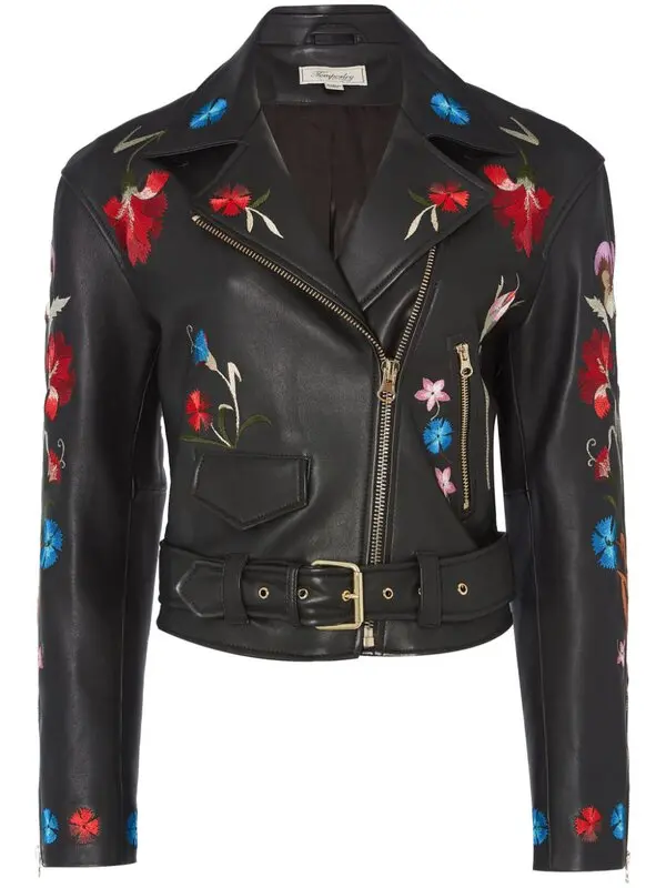 TEMPERLEY LONDON Toledo Biker Jacket - Black