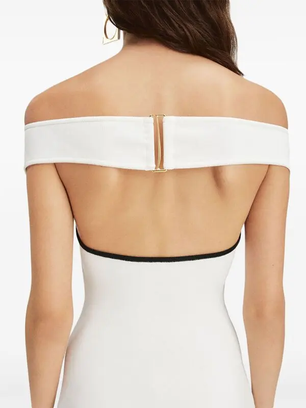 Jacquemus La Mini Robe Maille Noiva Dress - White