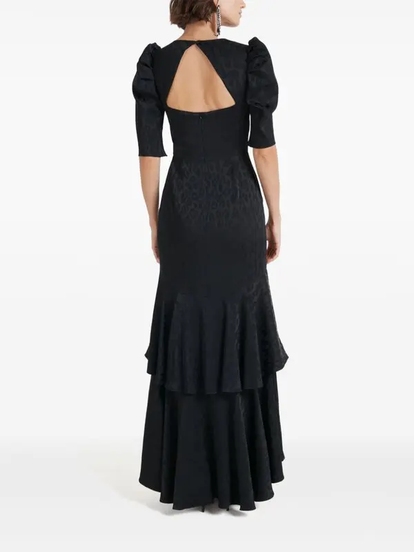 TEMPERLEY LONDON Willow Maxi Dress - Black
