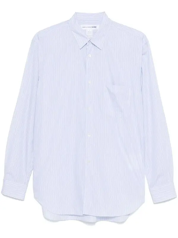 Comme Des Garçons Striped Shirt - Blue