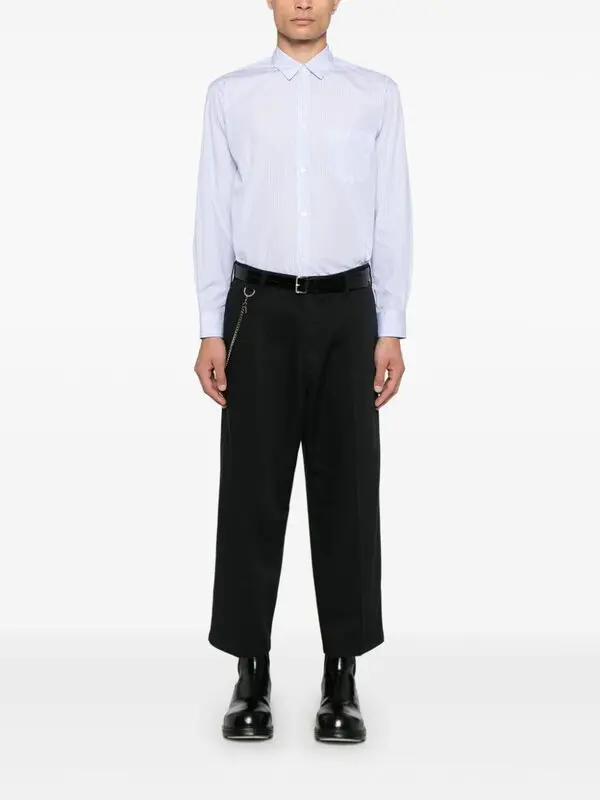 Comme Des Garçons Striped Shirt - Blue