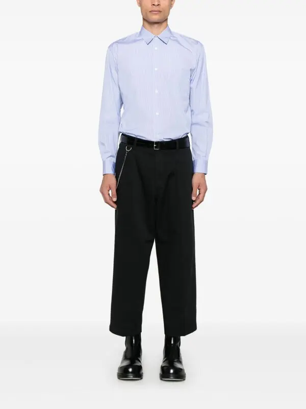 Comme Des Garçons Striped Shirt - Blue