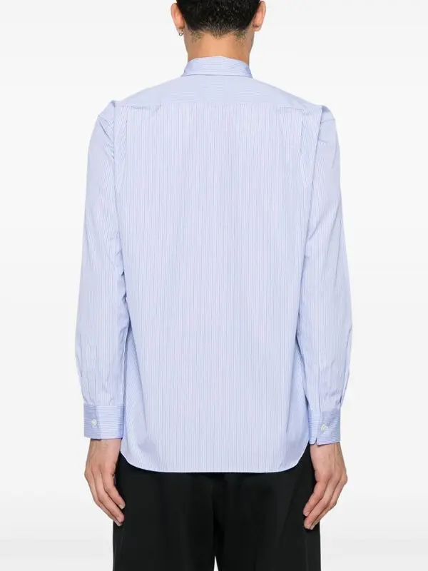 Comme Des Garçons Striped Shirt - Blue