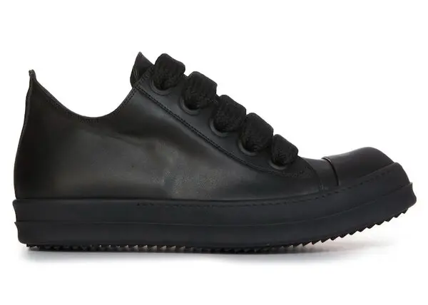 Rick Owens Lido Jumbo Laced Low Top Sneakers