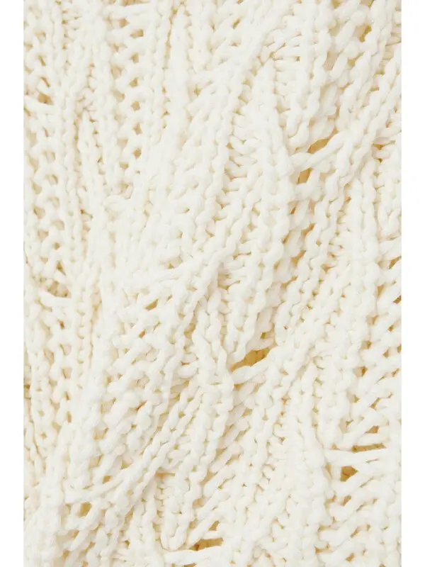 Loro Piana Cable-knit Cashmere-blend Sweater