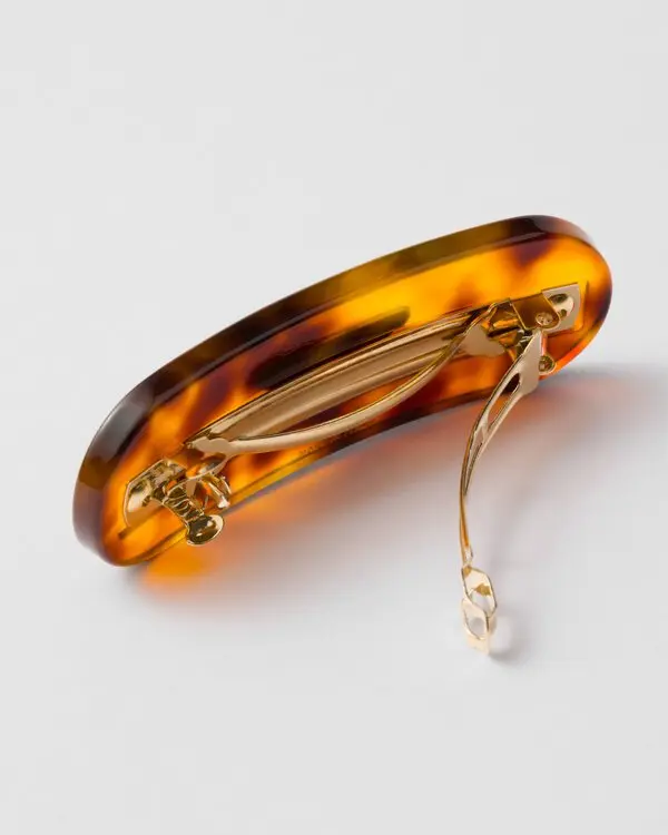 Prada Plexiglas Hair Clip