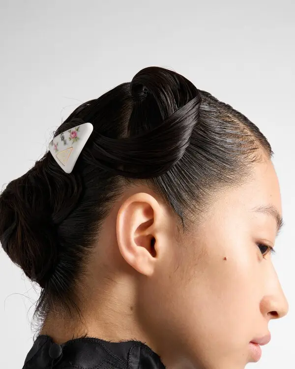 Prada - Prada Plexiglas Hair Clip