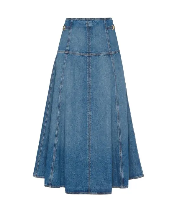 Ulla Johnson The Brigette Midi Skirt - Danube