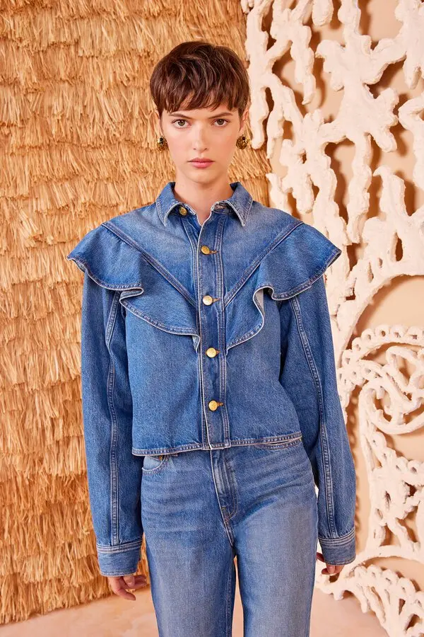 Ulla Johnson Mathilde Shirt - Danube