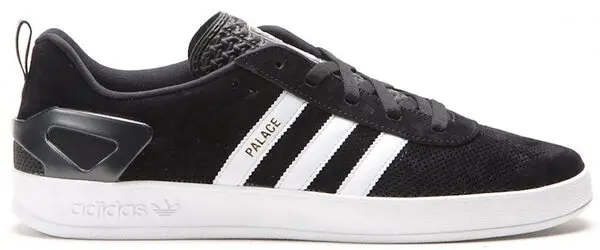 Adidas Palace Pro Sneakers - Core Black/running White/gold Metallic