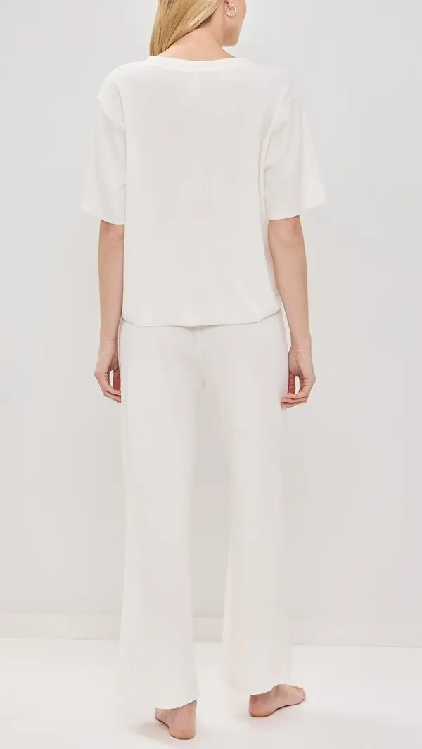 Polo Ralph Lauren Waffle Knit Pajama Set