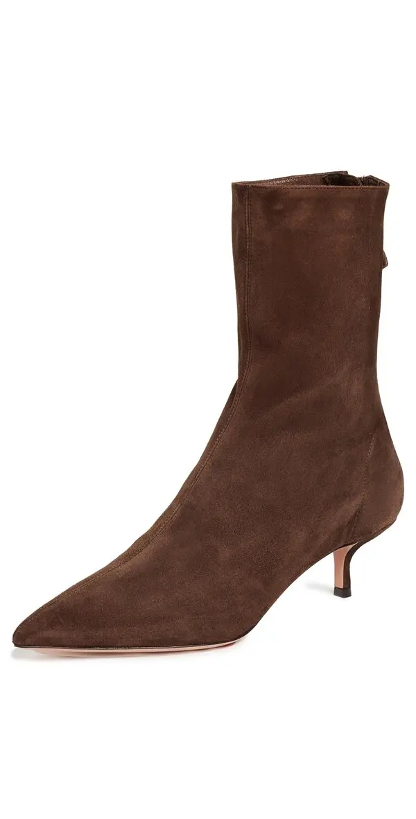 AQUAZZURA Montmartre 50mm Booties - Espresso