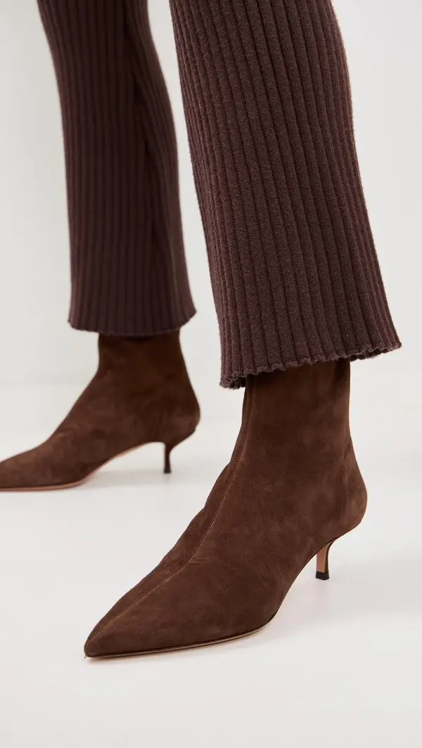AQUAZZURA Montmartre 50mm Booties - Espresso