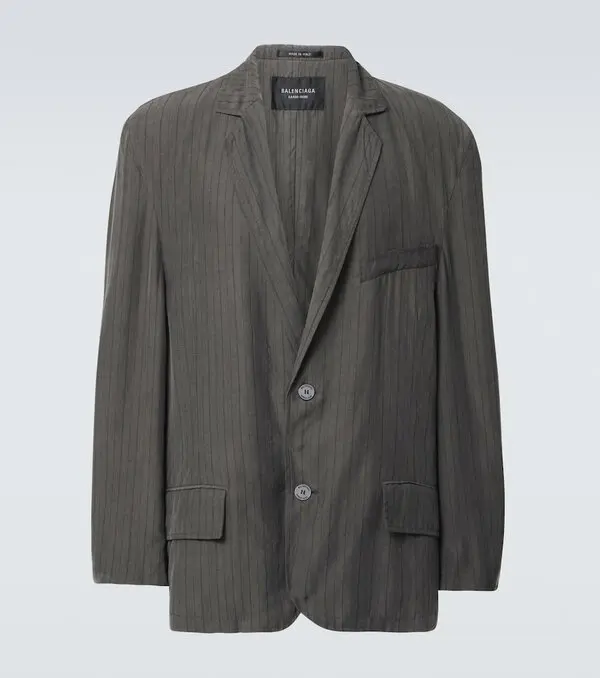 Balenciaga Fluid Blazer - Black