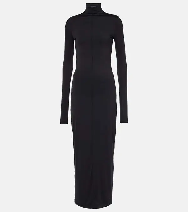 Wardrobe.NYC Knitted Maxi Dress - Black