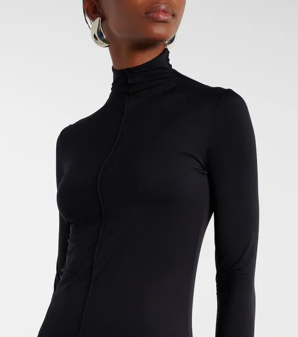 Wardrobe.NYC Knitted Maxi Dress - Black