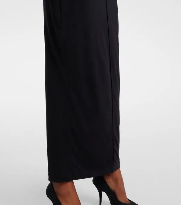 Wardrobe.NYC Knitted Maxi Dress - Black